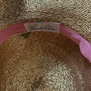frank clive | Accessories | Frank Olive Vintage Gold Woven Straw Hat ...